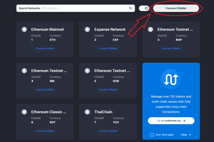 How to add a Network using Chainlist on Metamask - 36Crypto