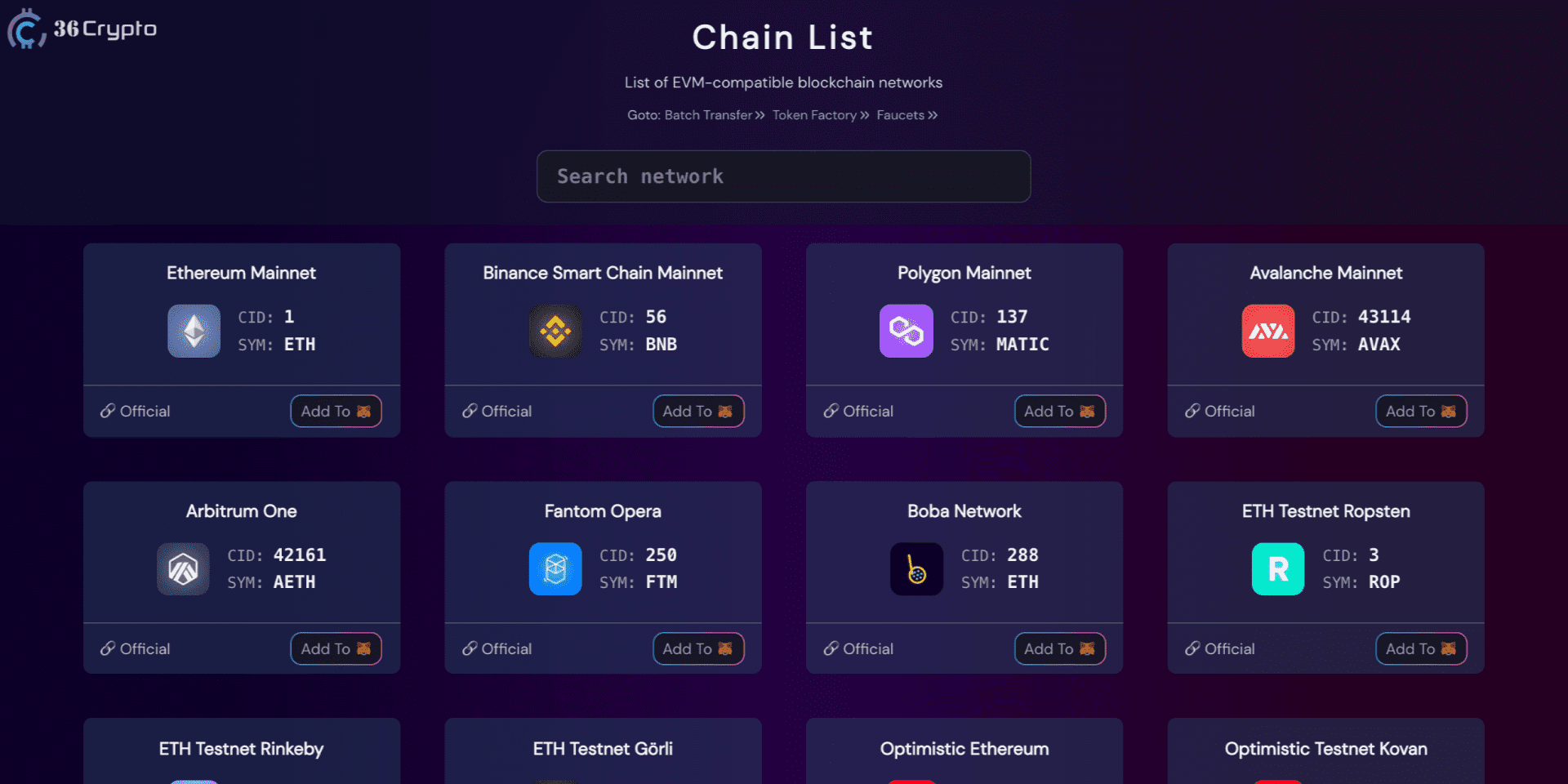 How to add a Network using Chainlist on Metamask - 36Crypto