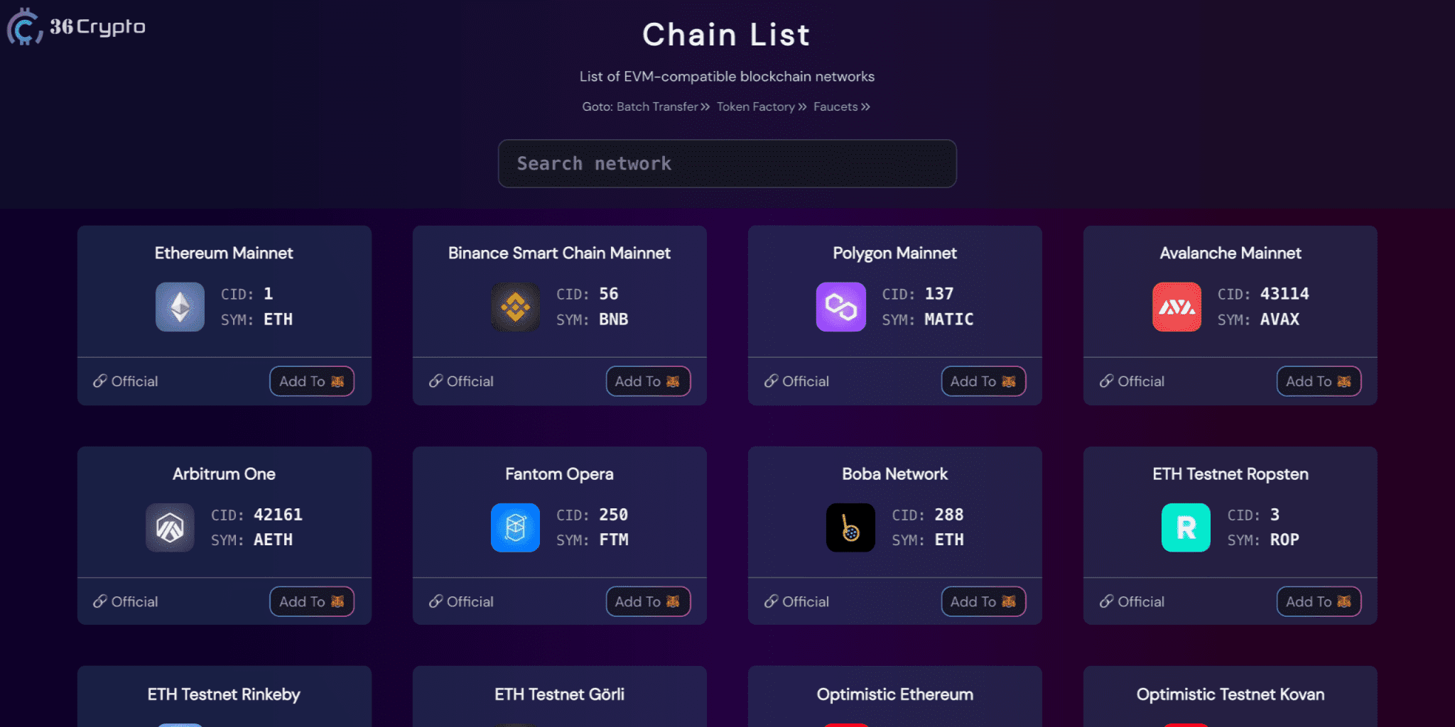 How to add a Network using Chainlist on Metamask - 36Crypto